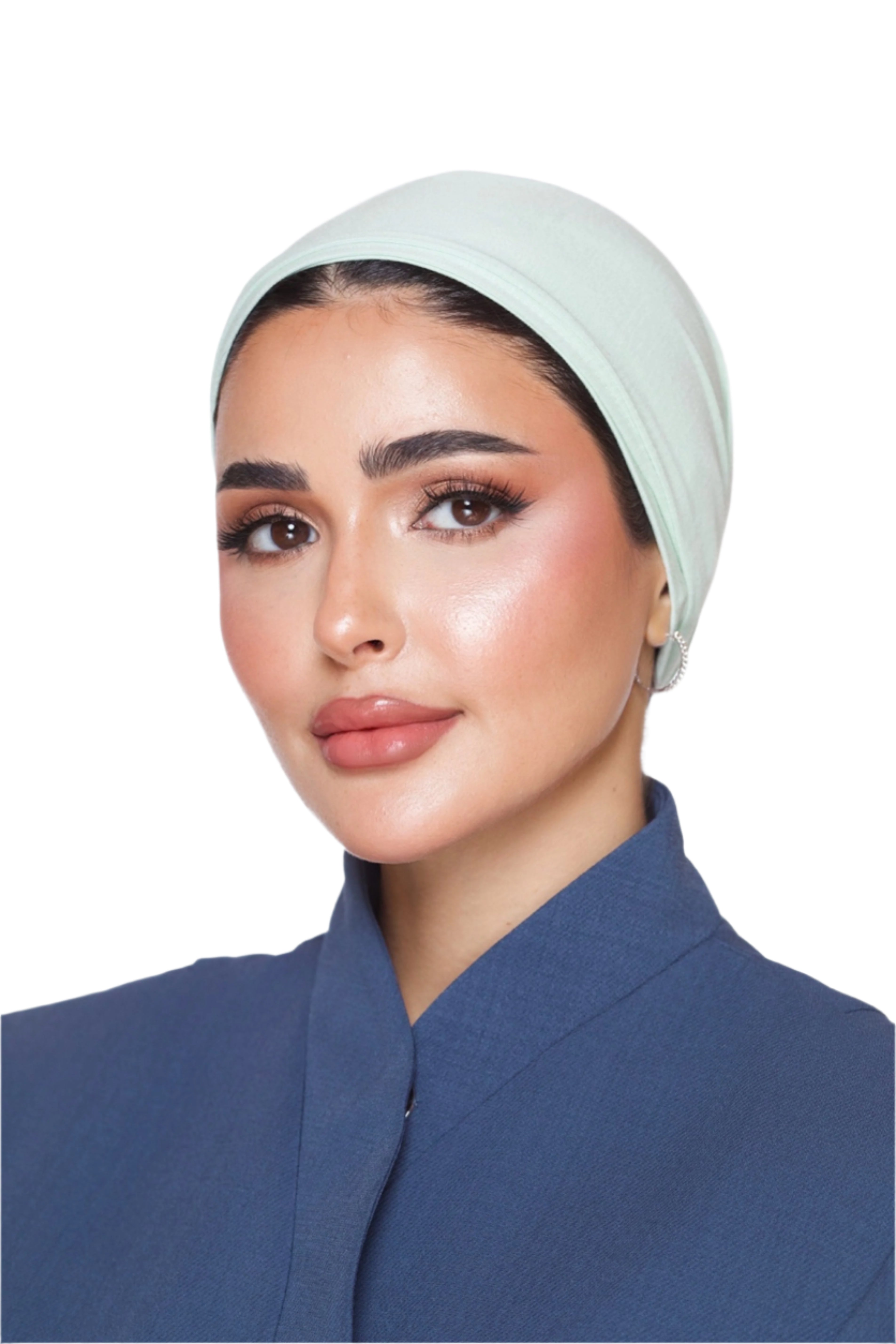 Pastel Green Cotton turban – Haneenalsaify